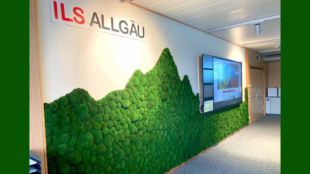 Wohlfühlen mit Moos - Ergonomie am Arbeitsplatz